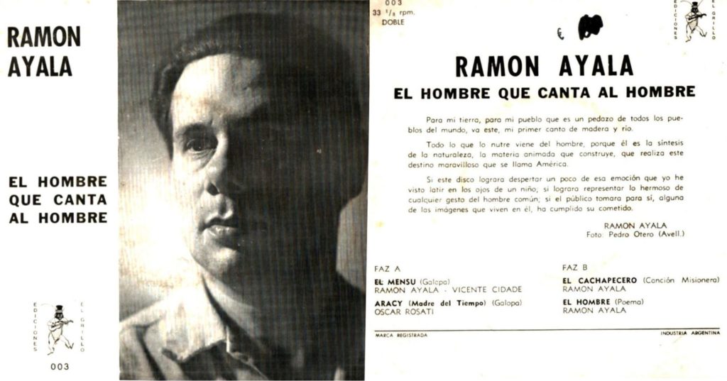 Ramón Ayala “El Mensú” – Revista Folklore
