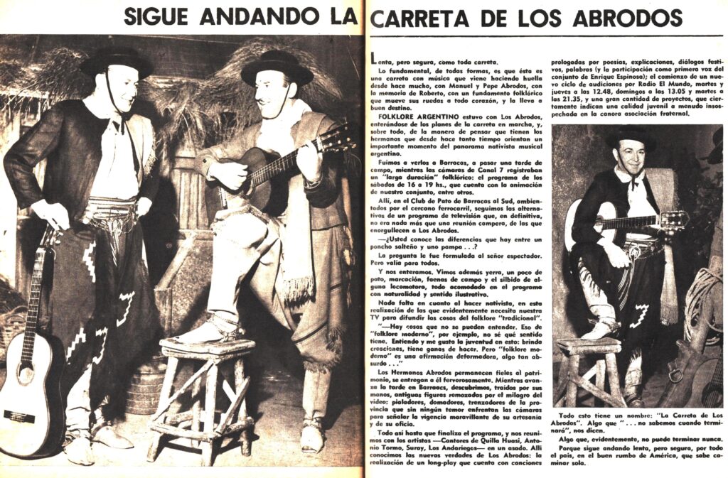 Conjunto Los Hermanos Abrodos (segunda y última parte) – Revista Folklore