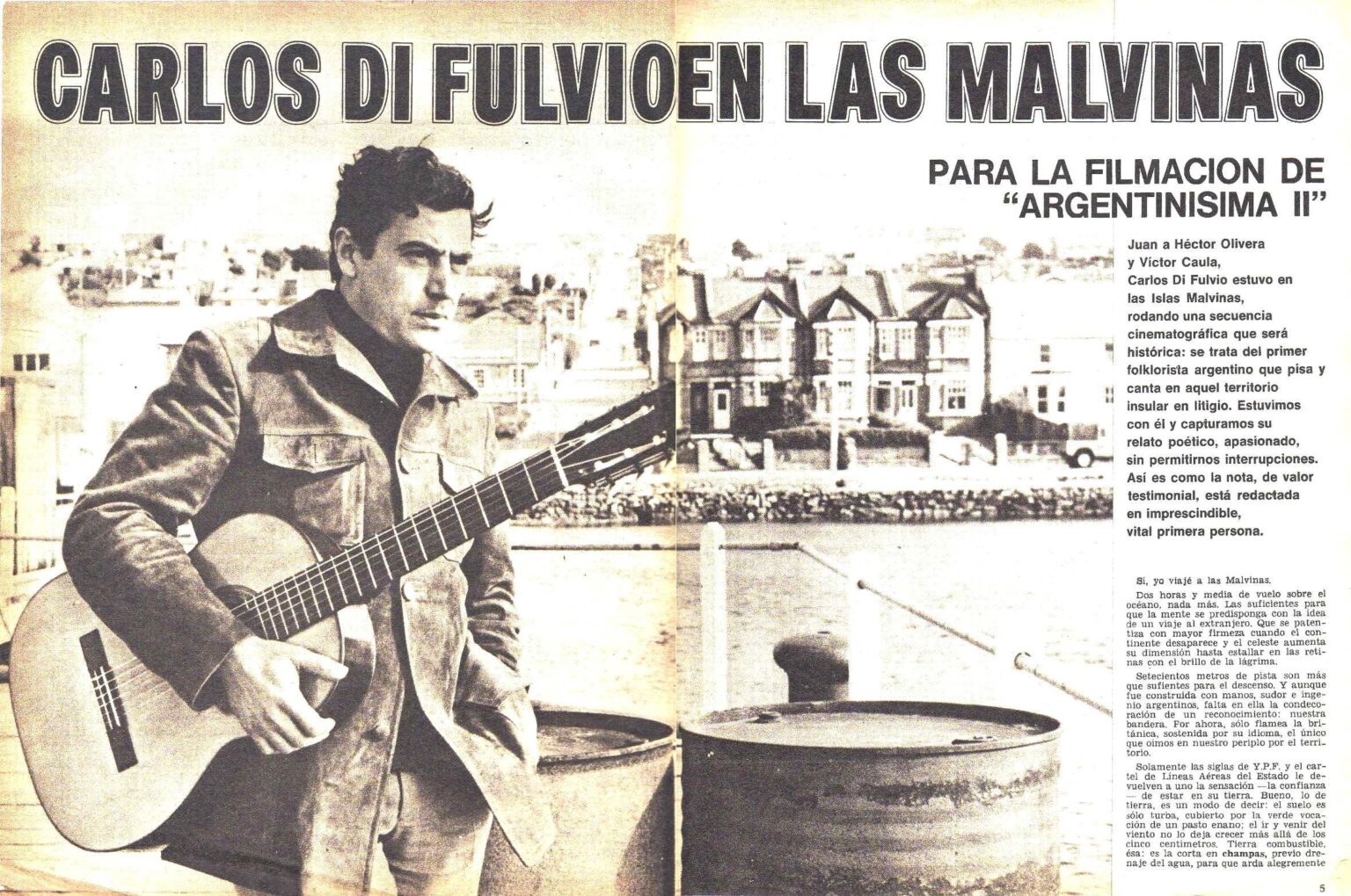 Carlos Di Fulvio (segunda parte) – Revista Folklore