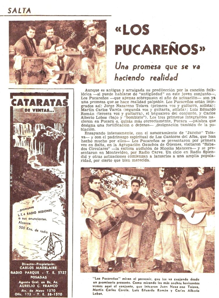 Los Pucareños cantan “El Evangelio criollo” – Revista Folklore